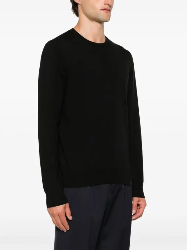 FAY Round-neck Virgin Wool Sweater
