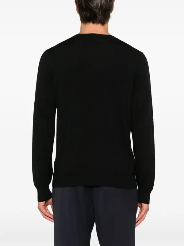 FAY Round-neck Virgin Wool Sweater