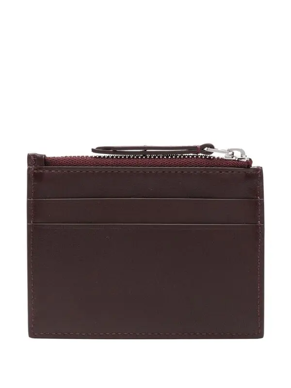 LANVIN Logo-patch Wallet - Red