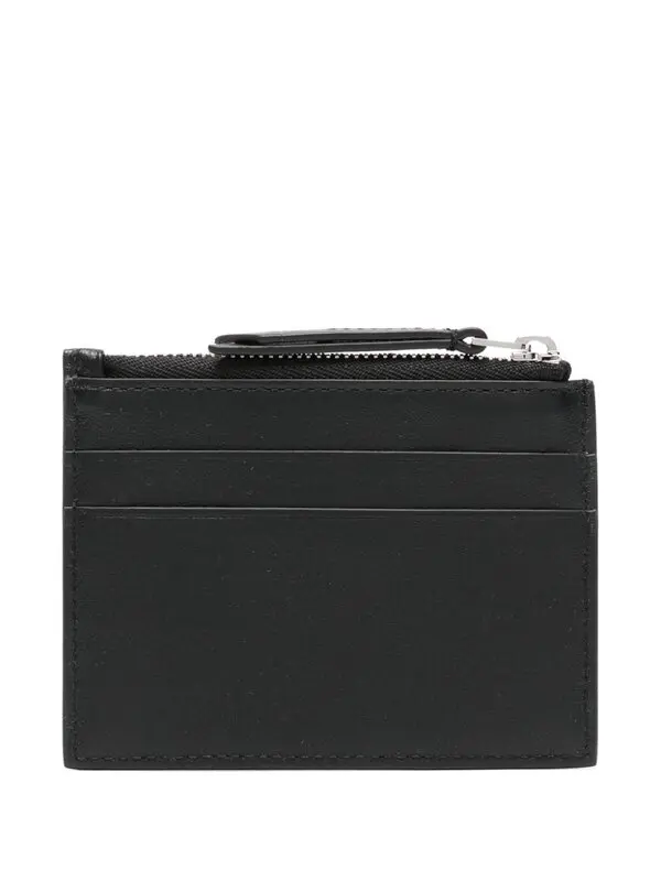 LANVIN Logo-patch Wallet - Black