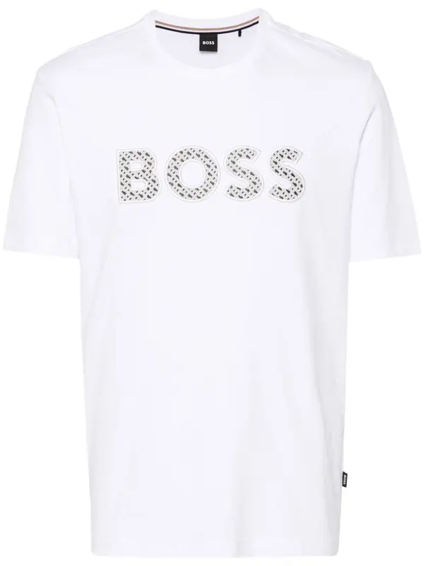 BOSS Logo-patch T-shirt - White