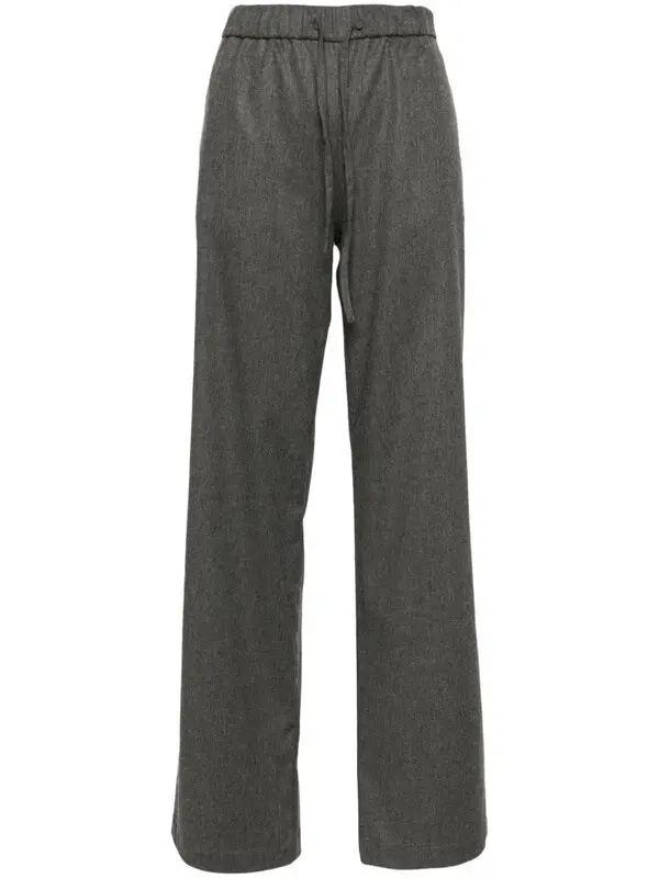 FAY Straight-leg Trousers - Grey