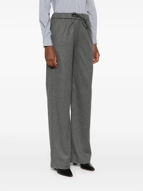 FAY Straight-leg Trousers - Grey
