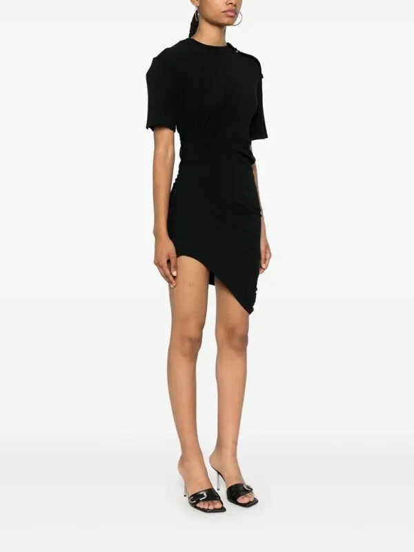 MUGLER Asymmetric Hem Minidress