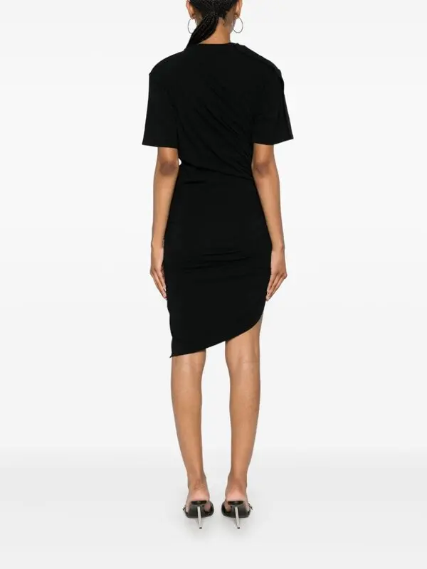 MUGLER Asymmetric Hem Minidress