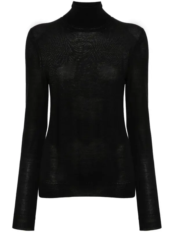 Saint Laurent Cassandre Sweater - Black