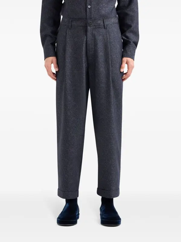 Giorgio Armani Pleated Tapered Trousers