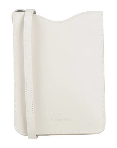 Il Bisonte Leather Cross-body Pouch - Light Grey