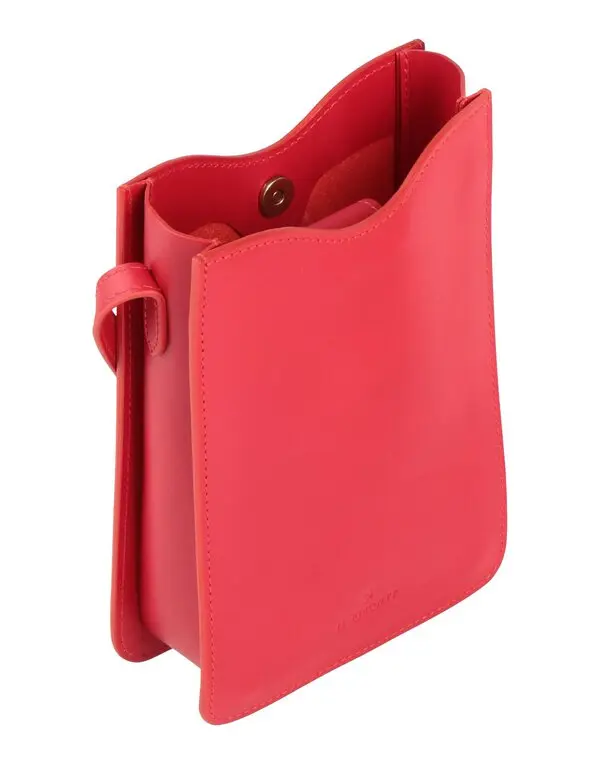 Il Bisonte Leather Cross-body Pouch - Red