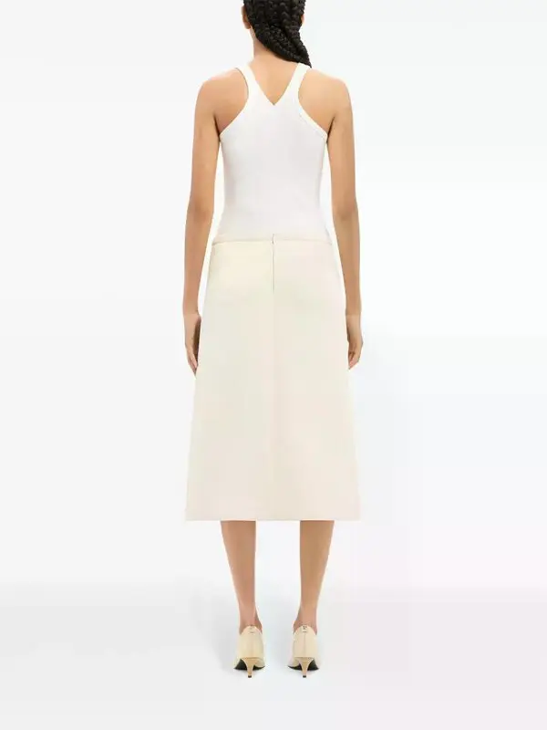 COURREGES Layered Midi Skirt