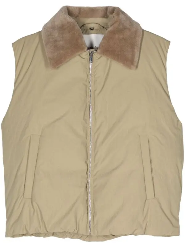 Nanushka Fleece-collar Padded Gilet