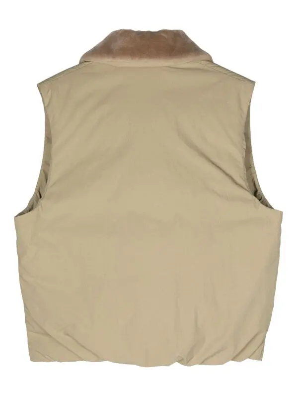 Nanushka Fleece-collar Padded Gilet