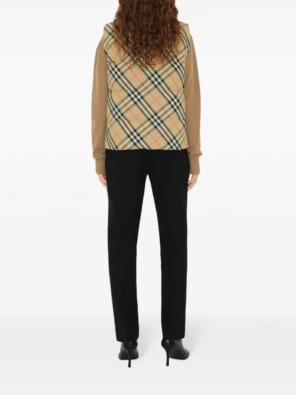 Burberry Check-print Reversible Puffer Gilet