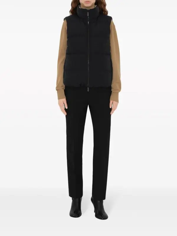 Burberry Check-print Reversible Puffer Gilet