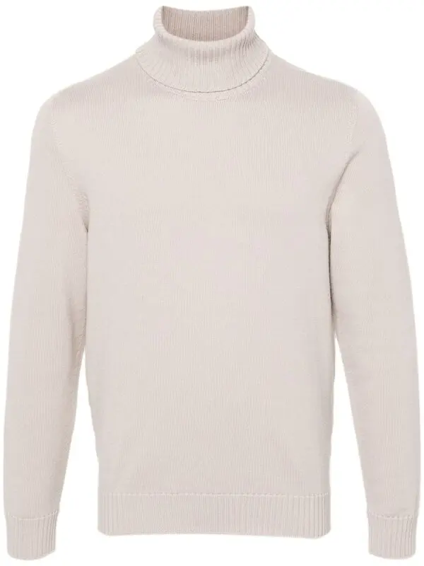 DRUMOHR Merino Wool Sweater - Neutrals
