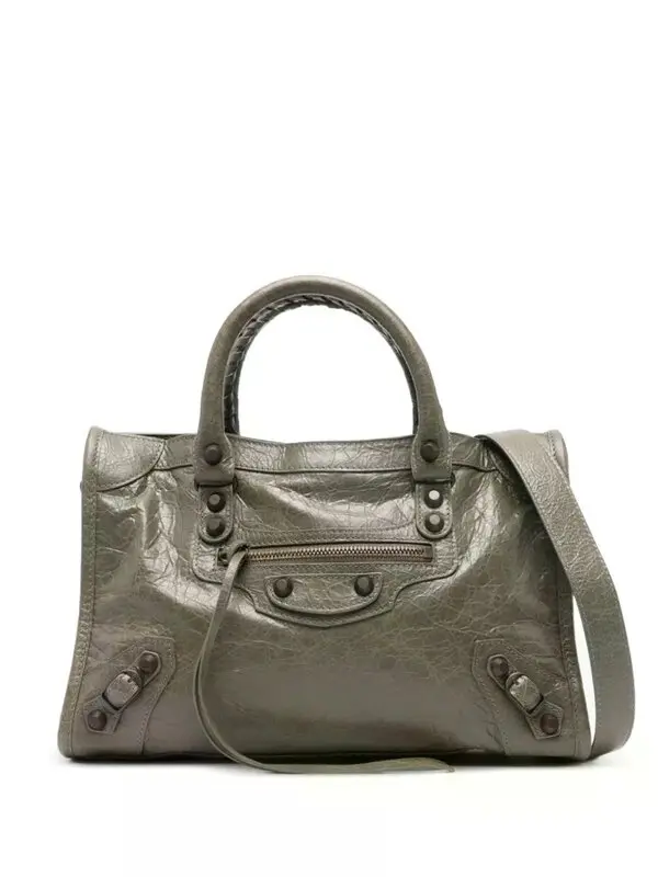 Balenciaga Small Le City Tote Bag - Green