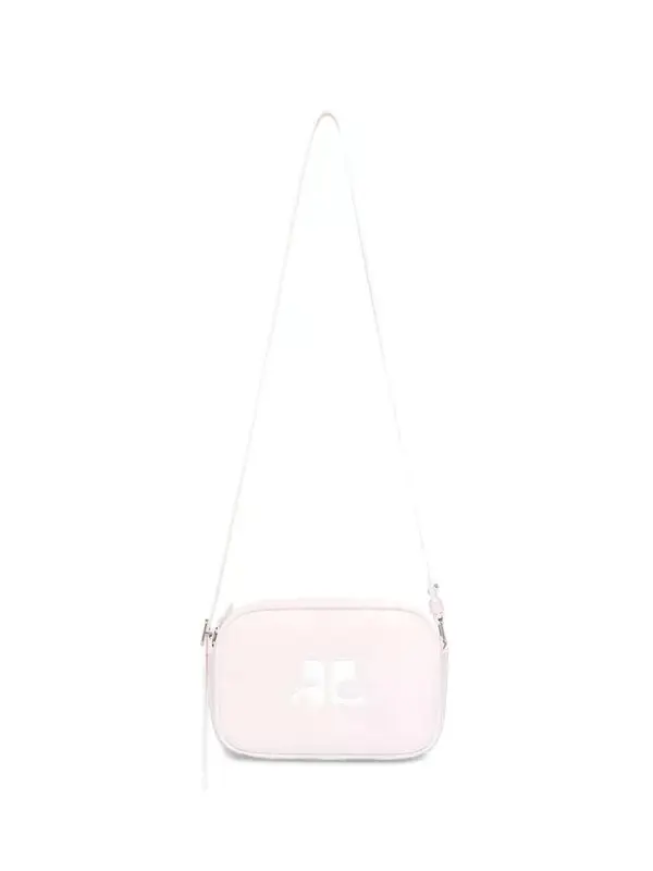 COURREGES Re-edition Leather Camera Bag - Blush