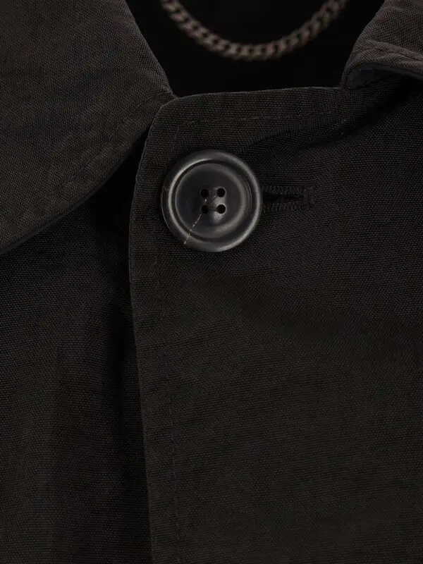 MAISON MARGIELA Canvas Belted Trench Coat