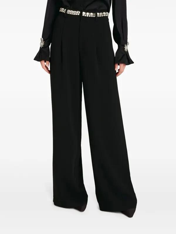 Cinq À Sept Rhinestone-embellished Genna Trousers