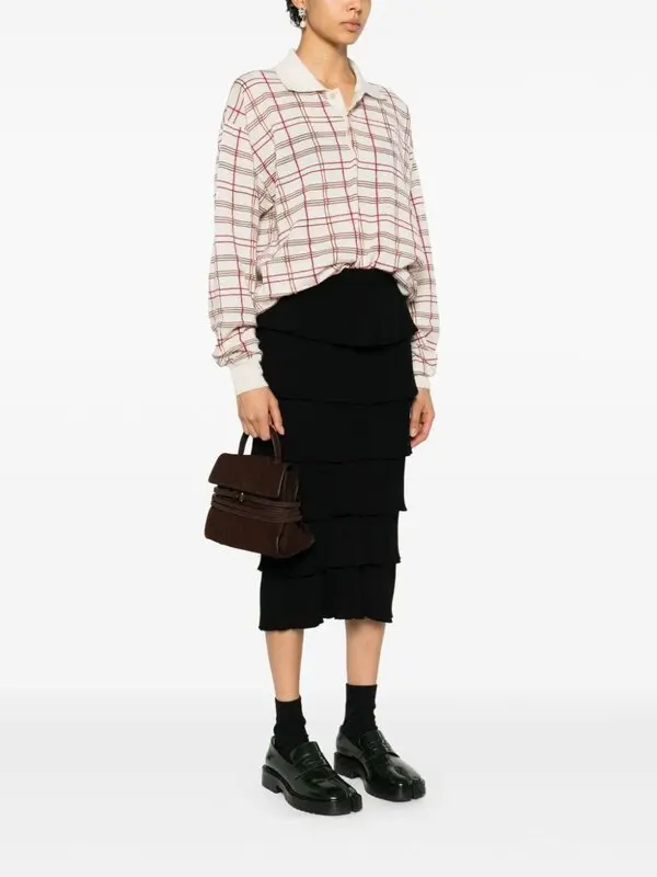 Moschino Calf Suede Tote Bag