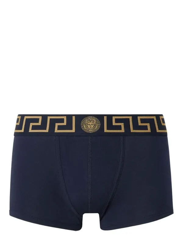 Versace Greca Border Boxers - Blue