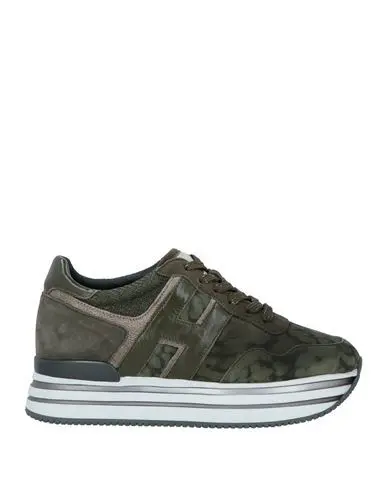 Hogan Military Leather Sneakers - Green