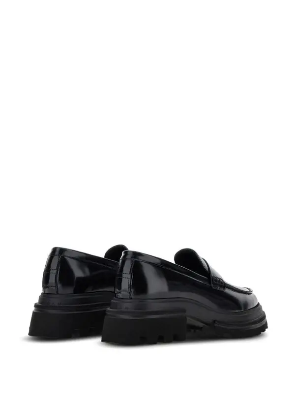 Hogan Polished Leather Loafers