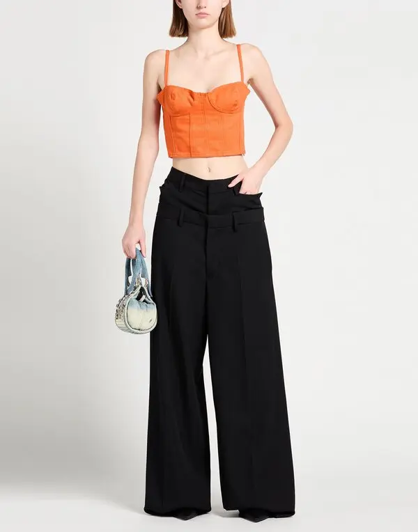 Dsquared2 Virgin Wool Wide-leg Pants