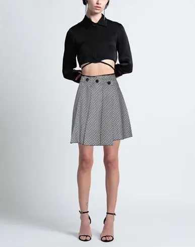Maje Mini Pleated Checked Skirt
