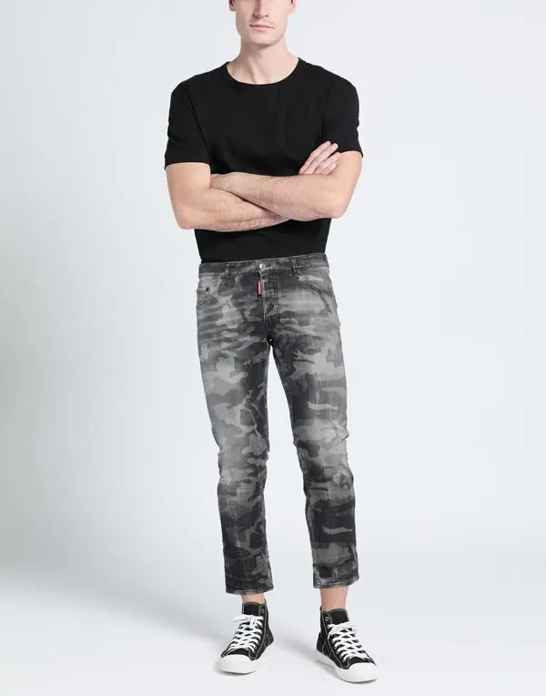 Dsquared2 Camouflage Print Skinny Jeans