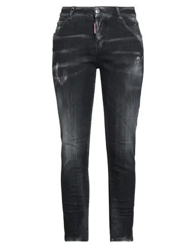Dsquared2 Washed Cotton Blend Skinny Jeans