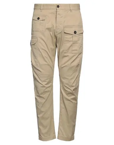 Dsquared2 Cotton-elastane Blend Cargo Pants - Beige