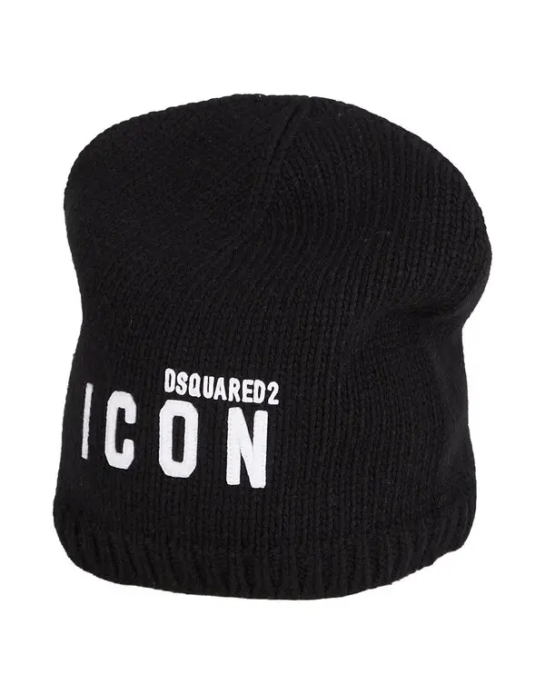 Dsquared2 Knitted Beanie - Black