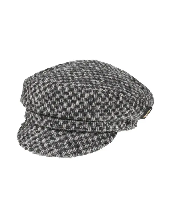 Borsalino Tweed Flat Cap - Grey