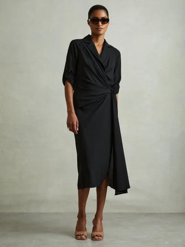 knee length dresses for ladies Significant Other Whitney Midi Dress - Midnight Daze main image 1