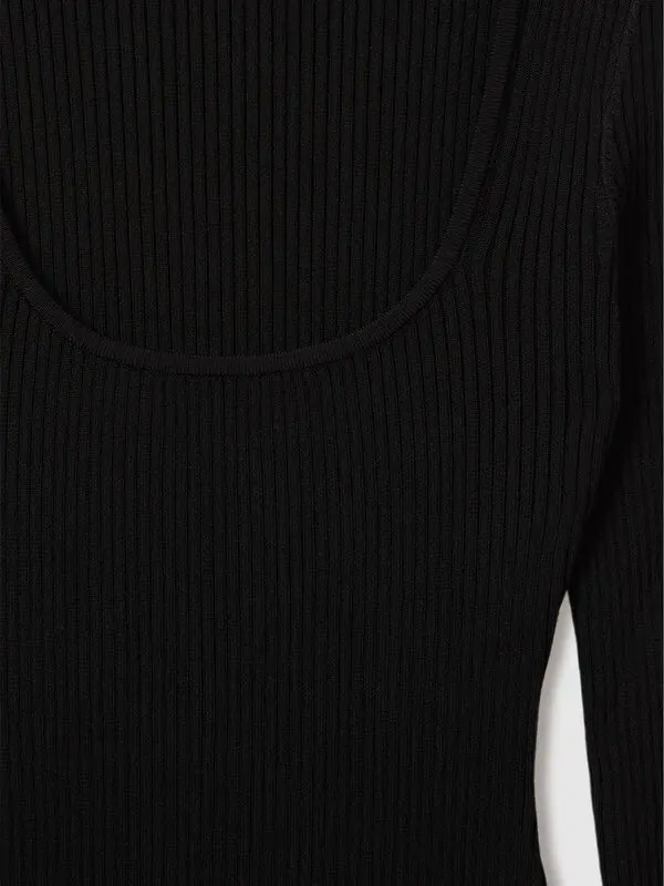 Good American Ribbed Midi Dress