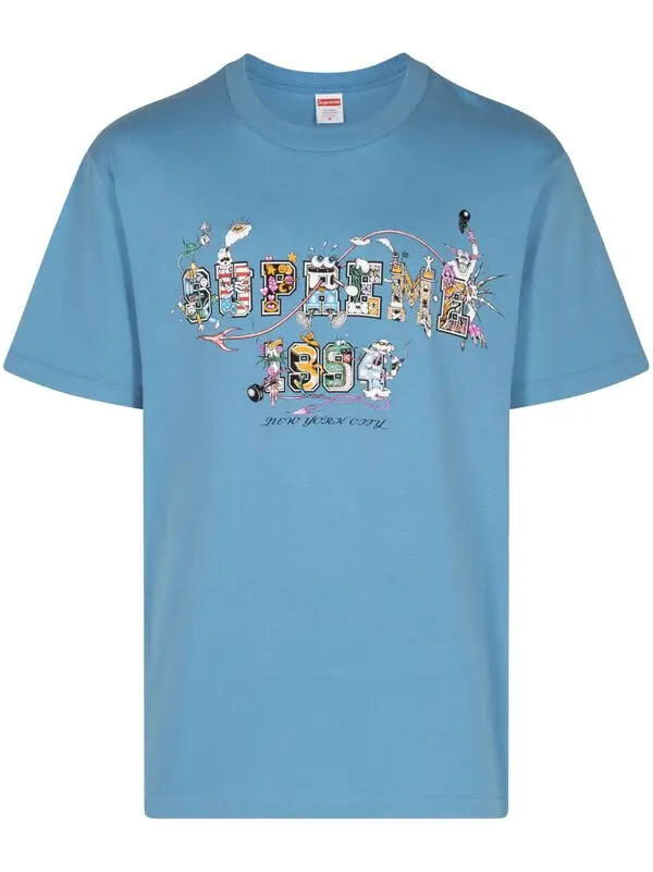 Supreme Varsity Logo T-shirt - Blue