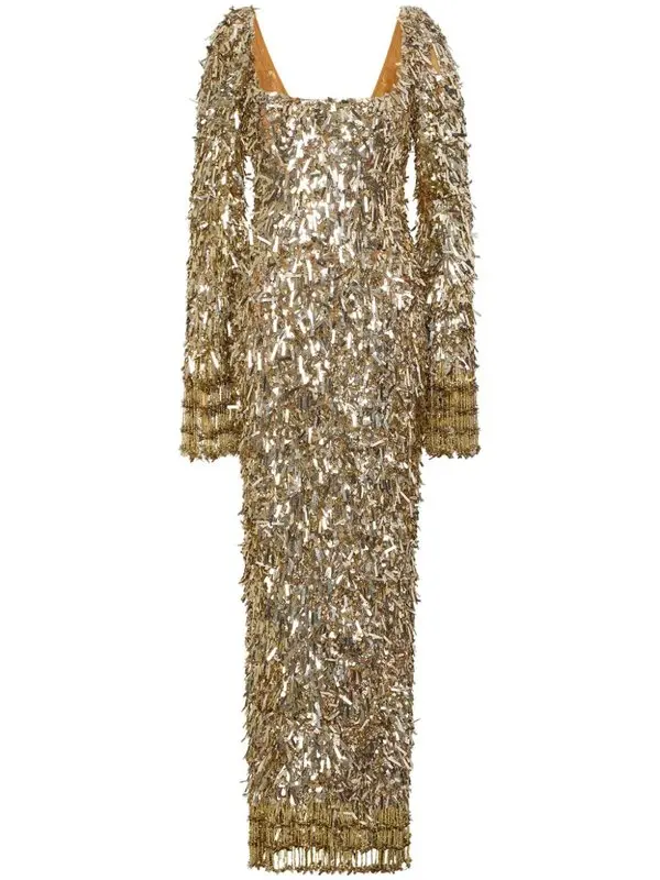Rachel Gilbert Posie Gown - Gold