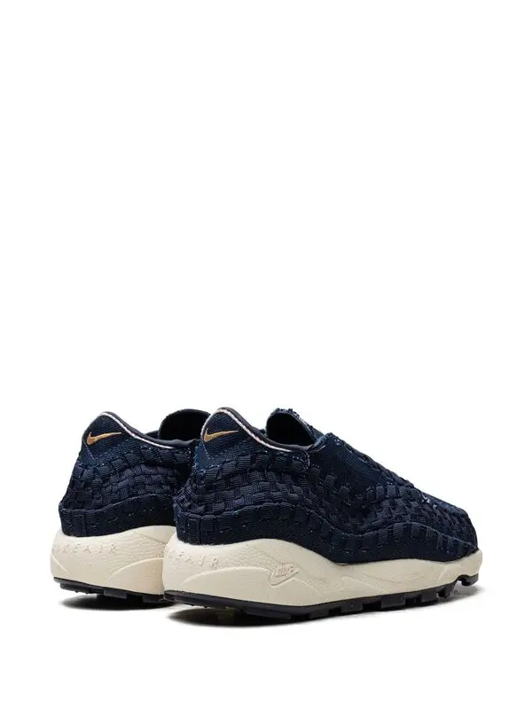 Nike Air Footscape Woven Raw Denim Sneakers - Blue