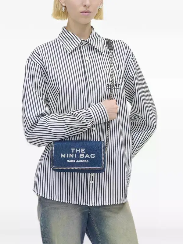 Marc Jacobs Denim Mini Chain Bag - Blue