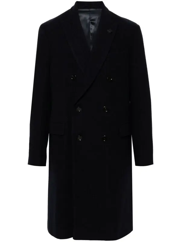 LARDINI Felted Coat