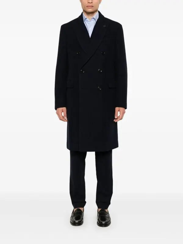 LARDINI Felted Coat