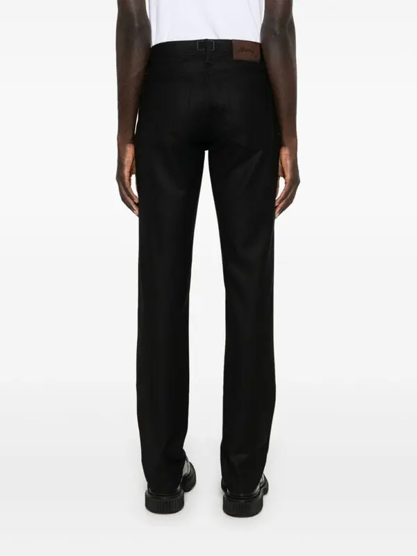 Brioni Flannel Trousers - Black
