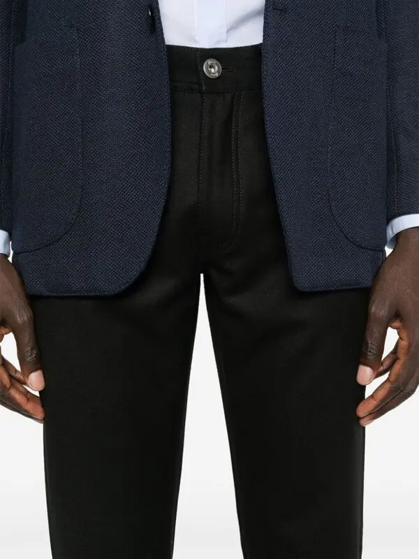 Brioni Flannel Trousers - Black