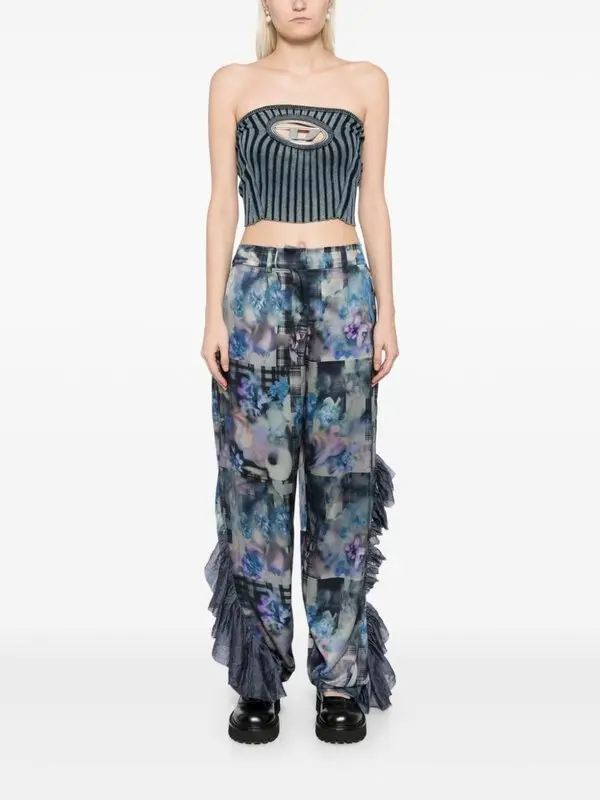 Collina Strada Graphic-print Trousers