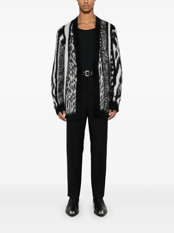 Saint Laurent Gabardine Wool Trousers