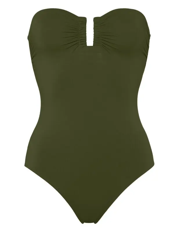 ERES Cassiopée Strapless One Piece Swimsuit - Green