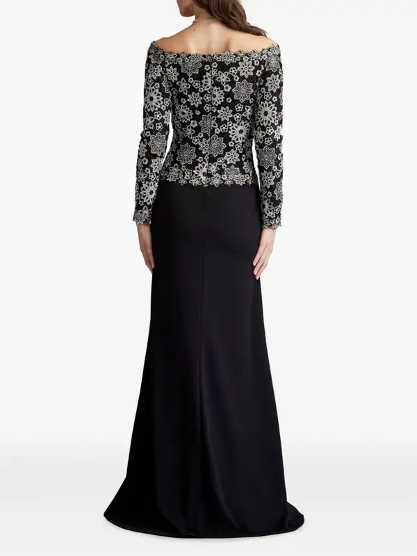 Tadashi Shoji Floral-embroidered Dress
