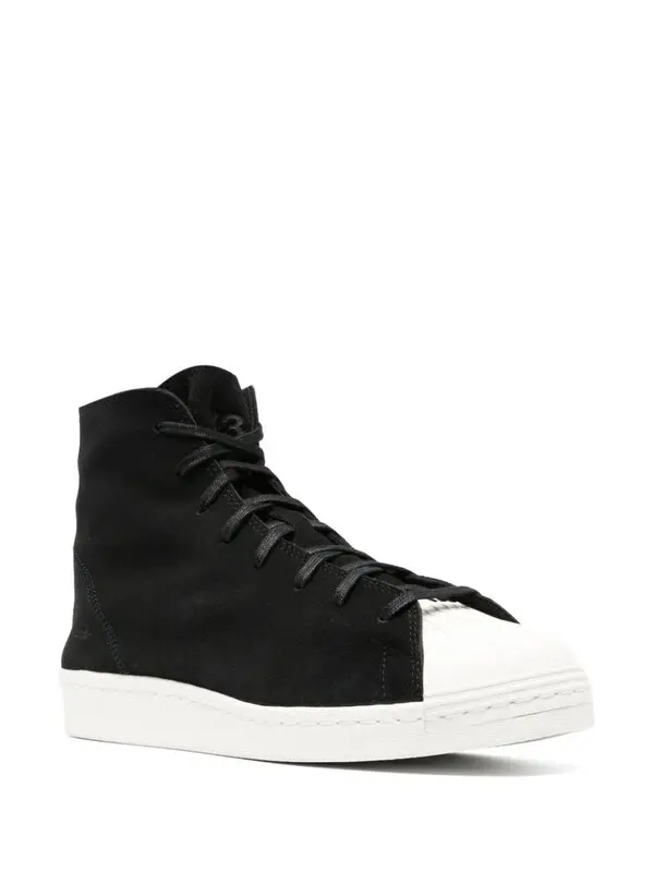 Y3 X Adidas Pro Model High-top Sneakers - Black