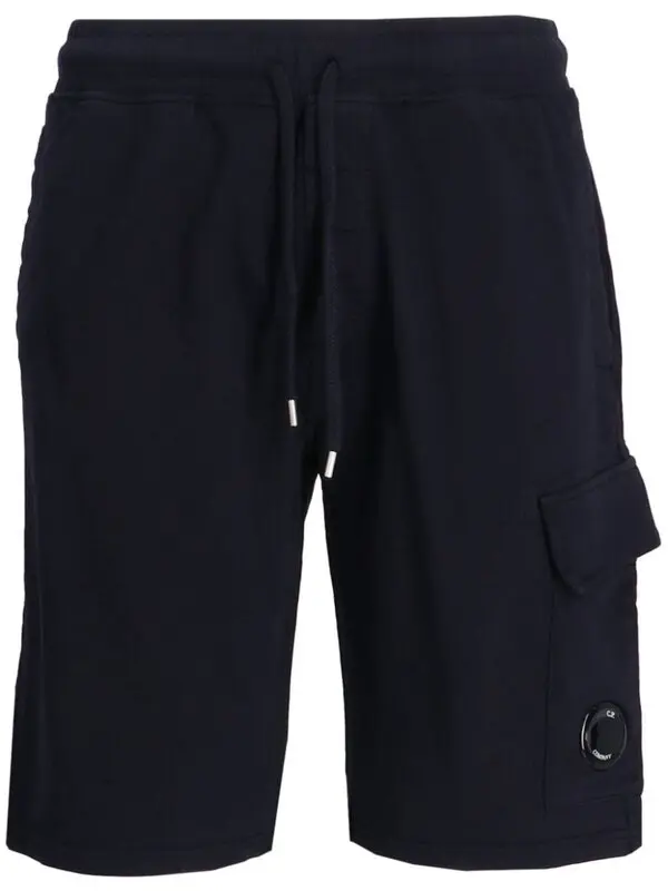 C.P. COMPANY Lens-detail Fleece Track Shorts